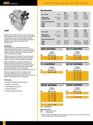 Cat industrial engines brochure | PDF