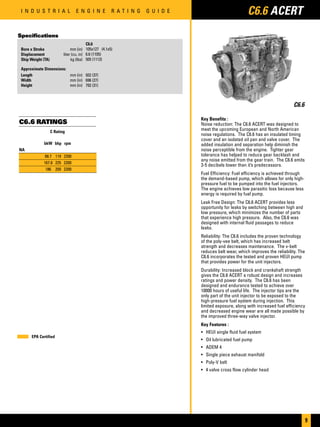 Cat industrial engines brochure | PDF