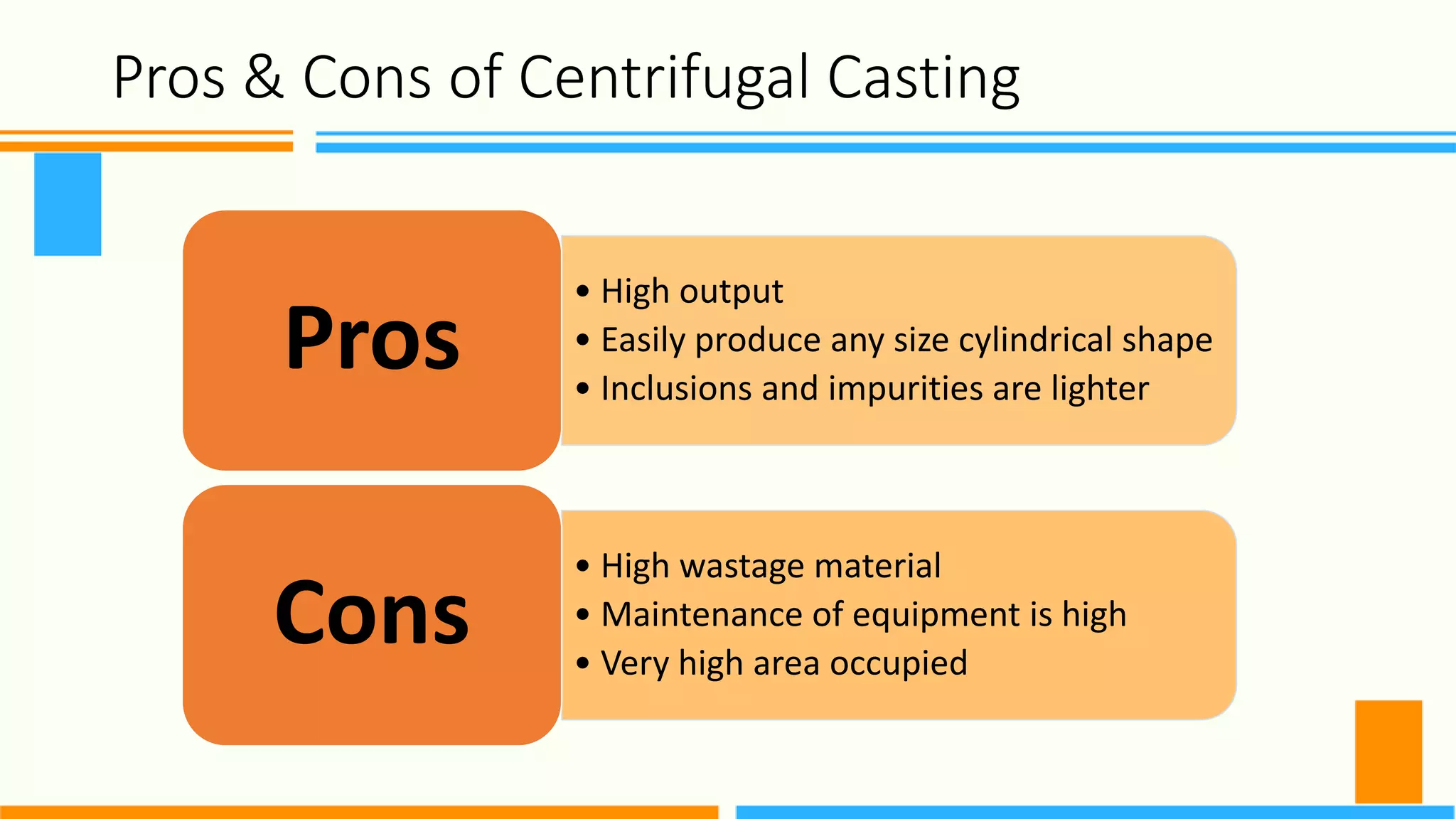 Different types of casting process and its application | PPTX
