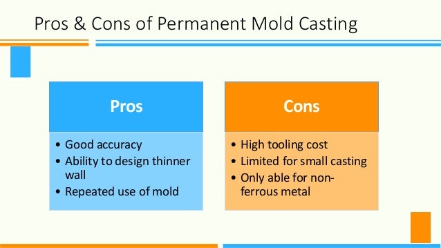 Different types of casting process and its application