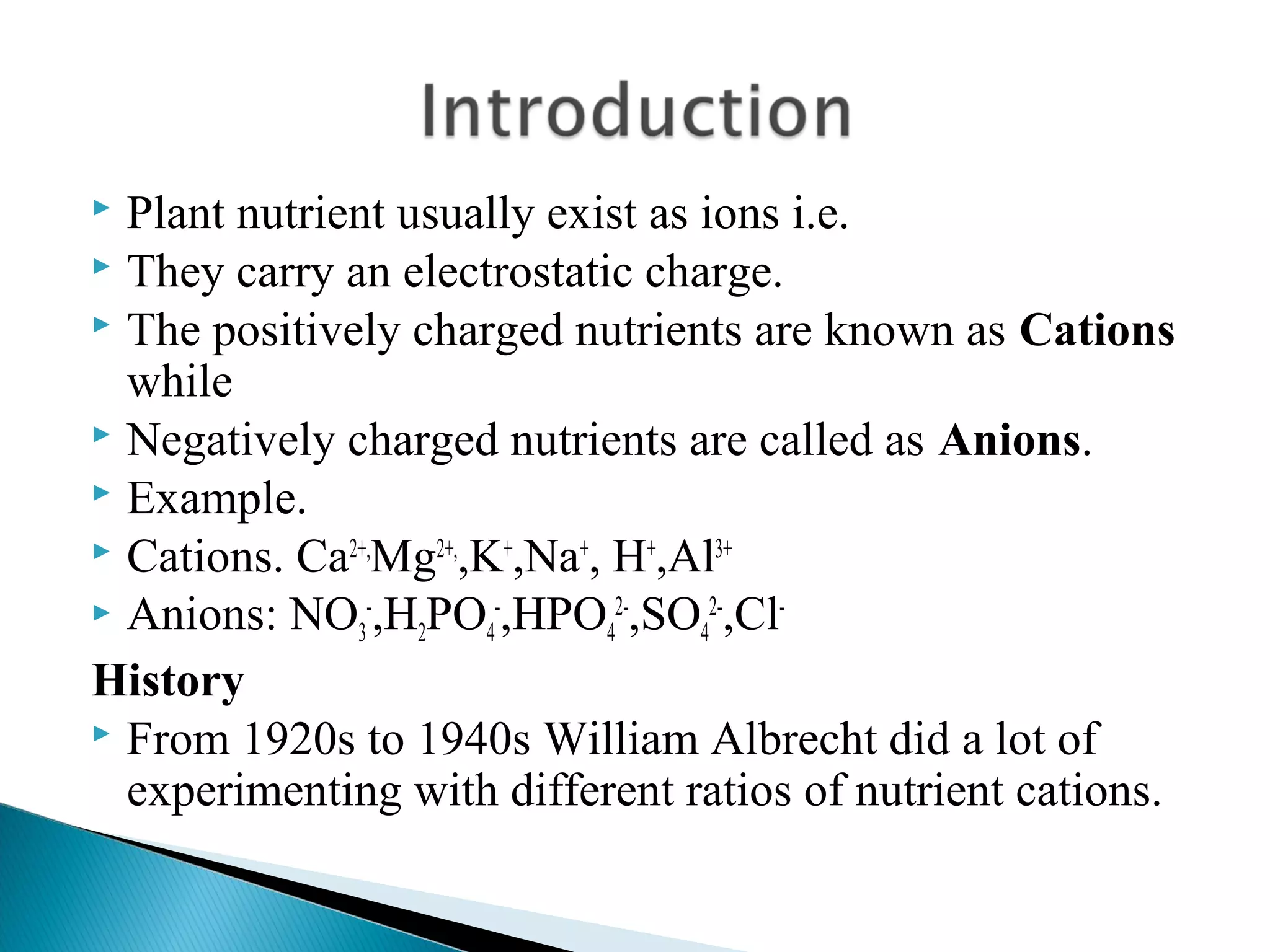 Cation exchange capicity and base saturation | PPT