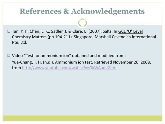 Cation qualitative analysis | PPTX | Chemistry | Science