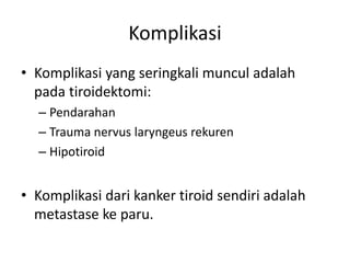Ca tiroid | PPTX