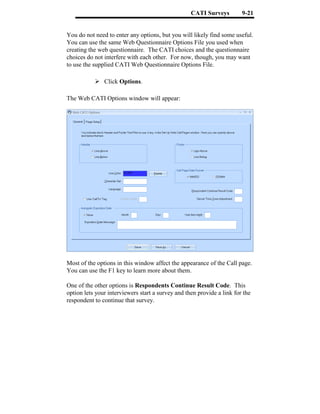 Cati tutorial | PDF | Web Conferencing | Computer Software and Applications