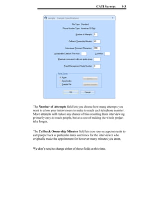Cati tutorial | PDF