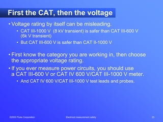 CAT IV to I_Electrical Measurement Safety.ppt