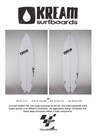Kream Surfboards Catalogue 2011 | PDF