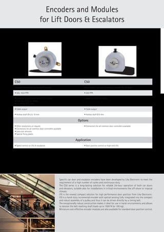 Lika products catalogue for the elevator industry - English version ...