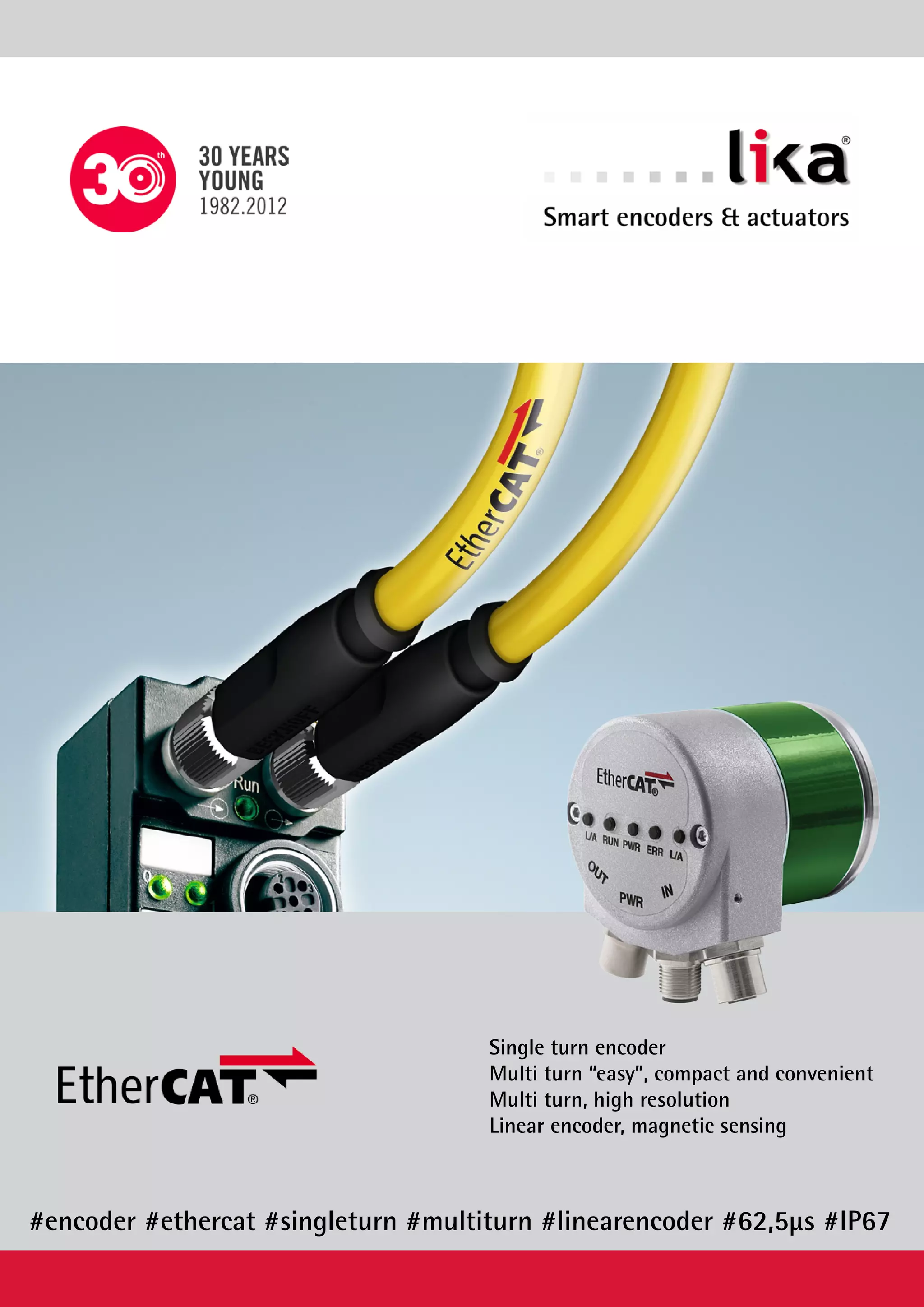 Lika EtherCAT encoders overview | PDF