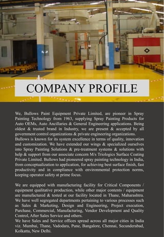 Bullows Paint Equipment Private Limited | PPTX