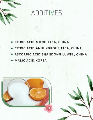 Disposable Wooden Cutlery & Food Ingredients Catalogue | PDF