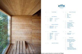 Catalogo Colecciones Saunas Effegibi Distribuidor Oficial Amado ...