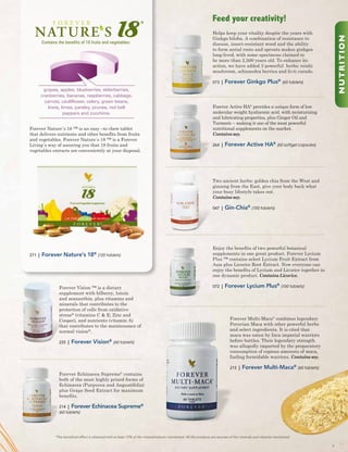 Forever Living Spain Catalog 2013 in English | PDF
