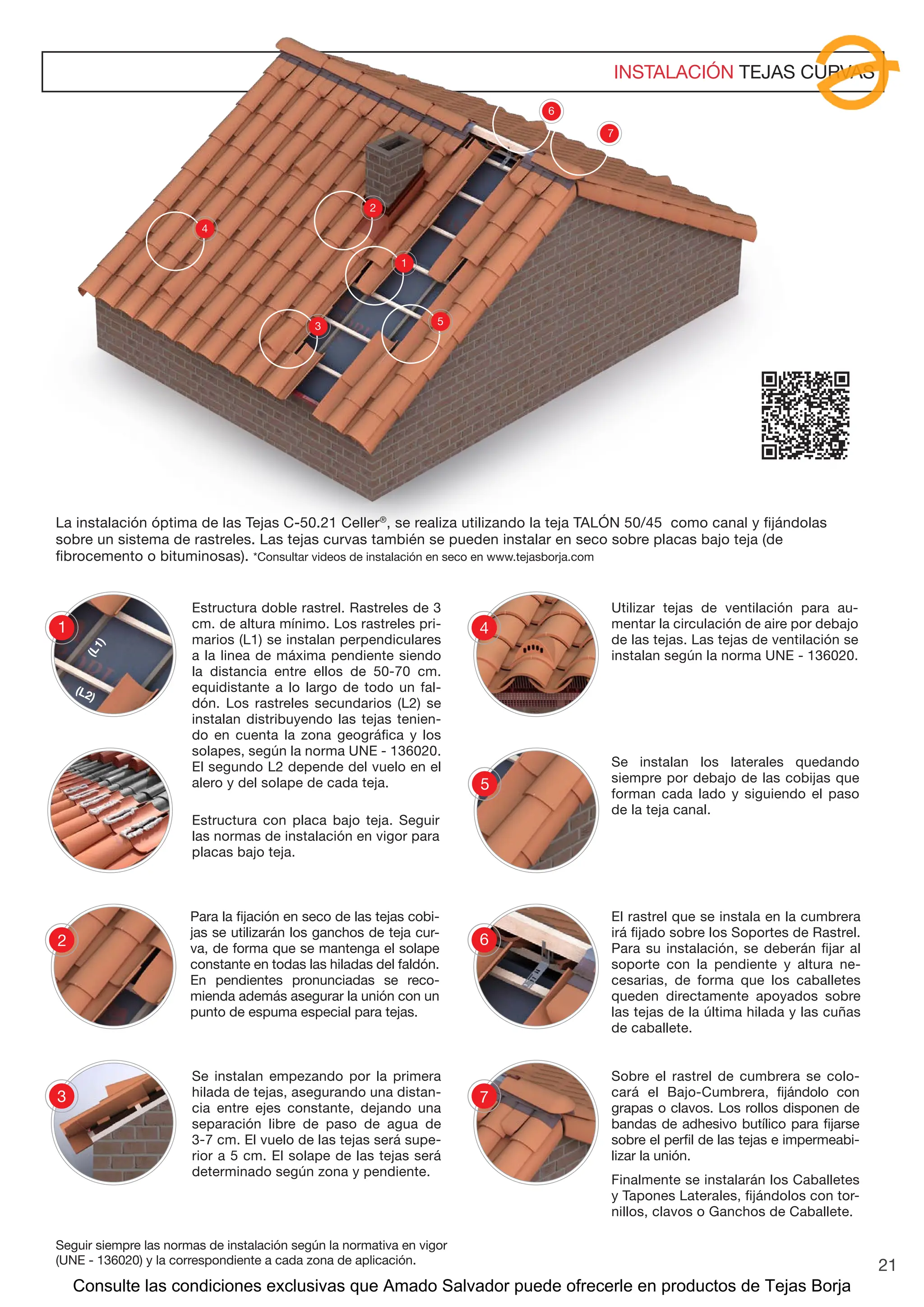 Catalogo Tejas Curvas Tejas Borja Distribuidor Oficial Amado Salvador ...