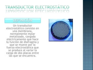 Catálogo de dispositivos transductores y sensores | PPTX