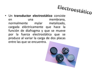 Catálogo de transductores y sensores | PPTX