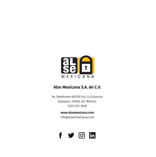 Catálogo Institucional Alse Mexicana | PDF