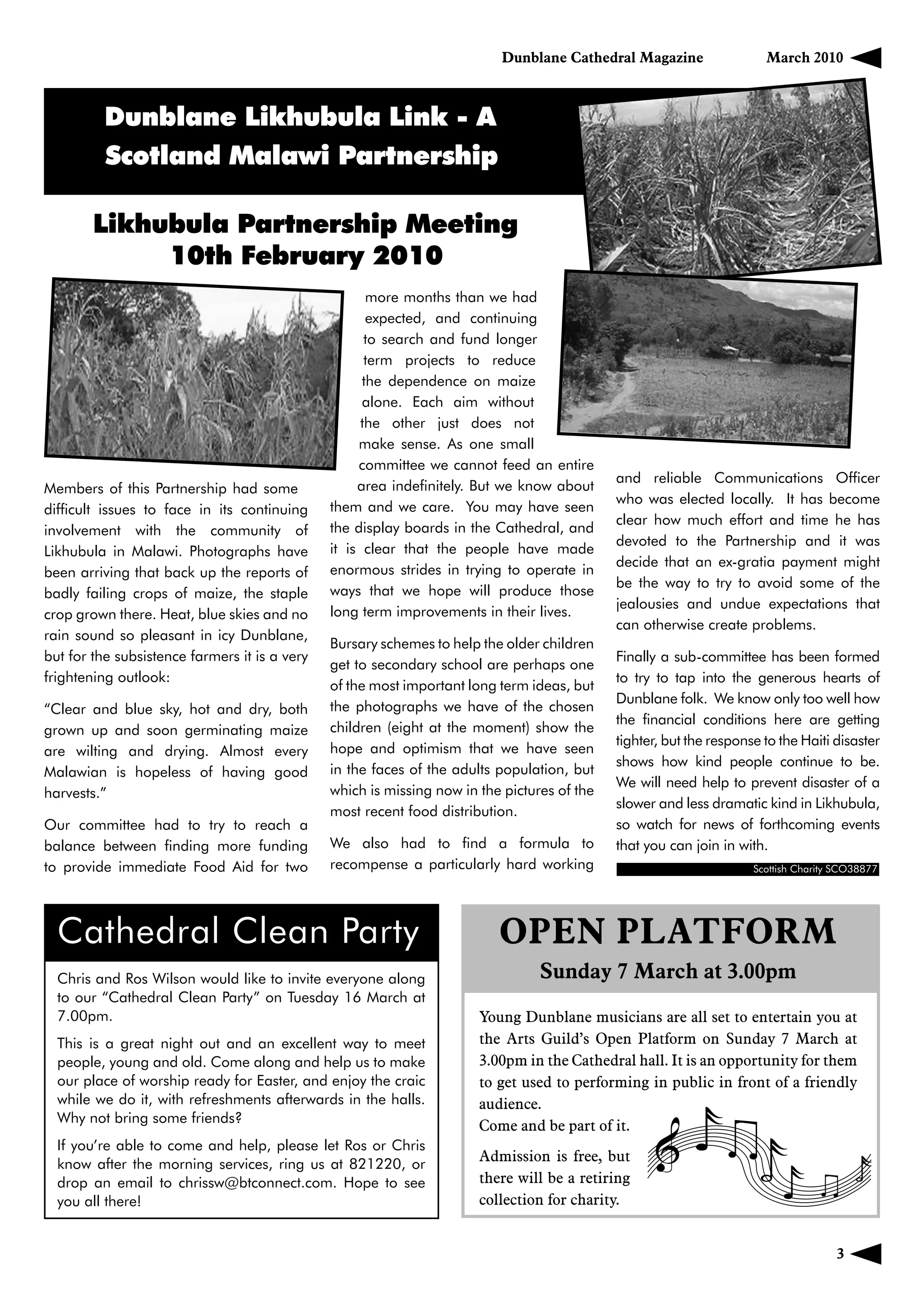 Dunblane Cathedral Magazine March 2010 | PDF