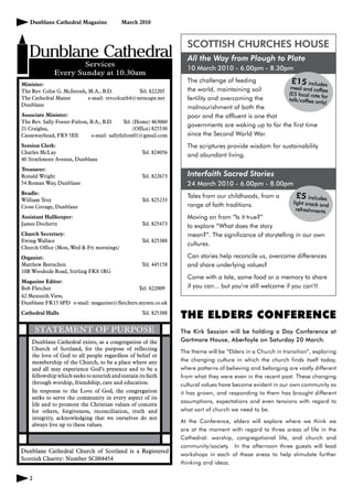 Dunblane Cathedral Magazine March 2010 | PDF | Christianity | Religion ...