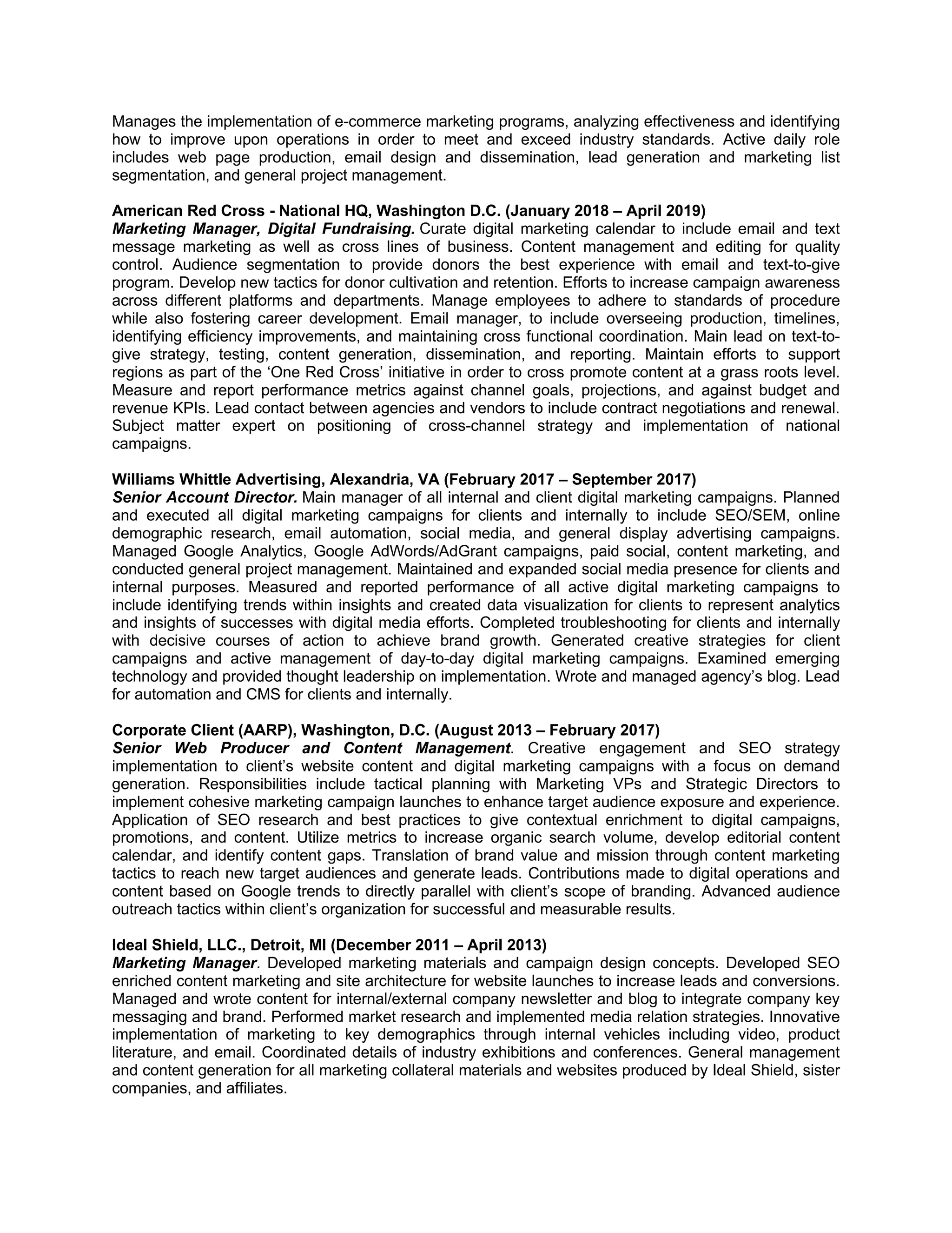 Catherine McClary Resume 2021 | PDF