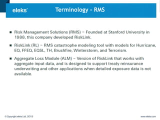 Introduction to Cat Modeling | PPTX
