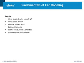 Introduction to Cat Modeling | PPTX