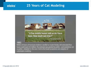 Introduction to Cat Modeling | PPTX