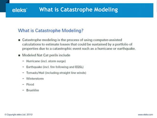 Introduction to Cat Modeling | PPTX
