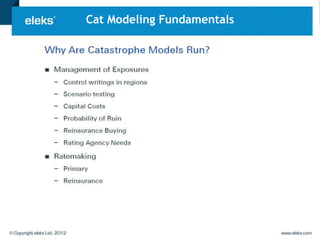 Introduction to Cat Modeling | PPTX