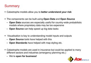 Building Catastrophe Models using Open Data and Open Source | PPTX