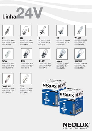 Catálogo Neolux 12v e 24v | PDF