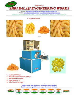 Catolog shri balaji engineering works | PDF