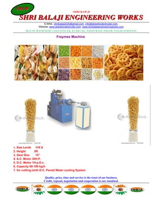 Catolog shri balaji engineering works | PDF