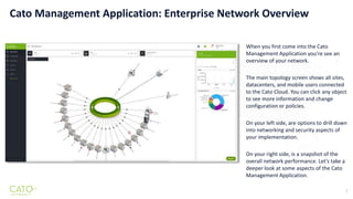 Inside the Cato Networks Management Console | PPTX