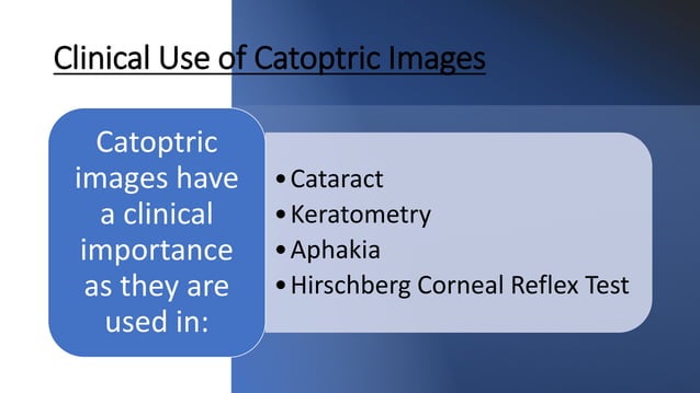 Catoptric images.pptx | Eye and Vision Conditions | Diseases and Conditions