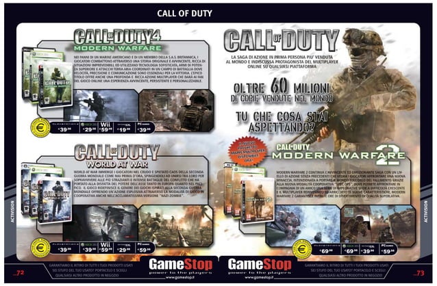 Catalogo Primavera 2010 GameStop | PPT