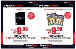 Catalogo Primavera 2010 GameStop | PDF