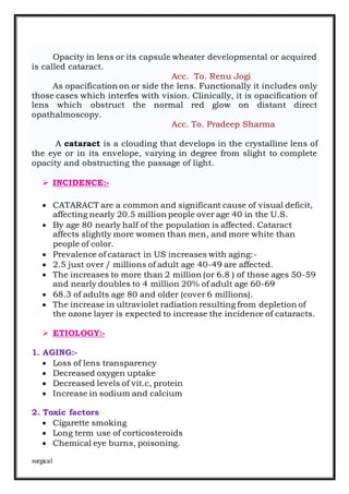 Catract | DOCX