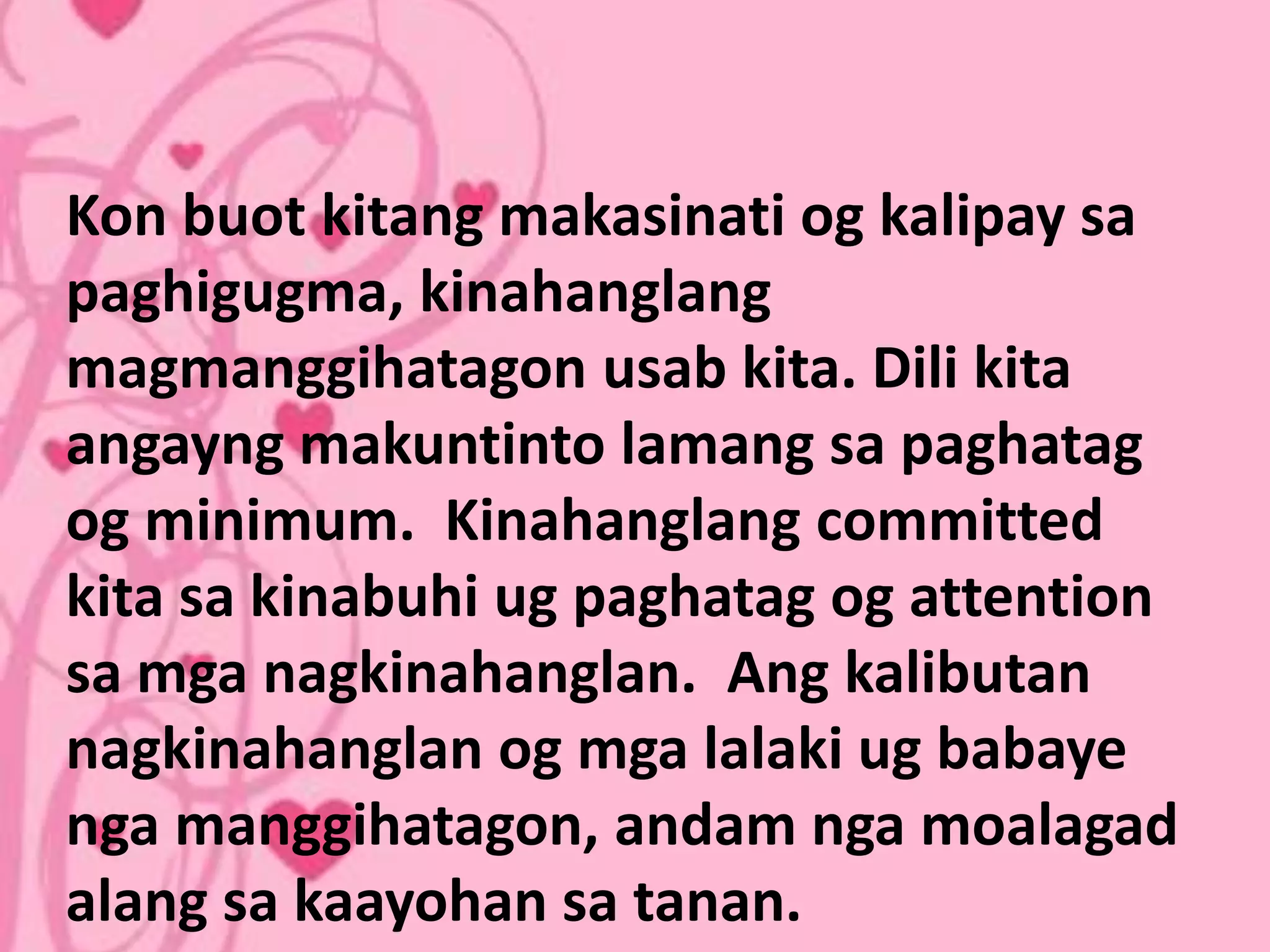 Advent Recollection 2013 Alicia Bohol (content) | PPT