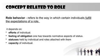 Role and status.UCSP pg.55- pg.58, report.pptx. | PPTX