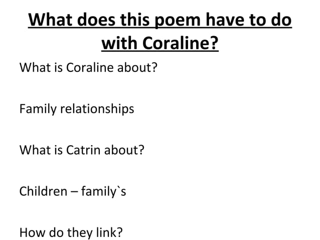 Catrin – gillian clarke | PPT | Poetry | Books and Literature