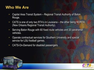 Brian Marshall, Capital Area Transit System | PPTX