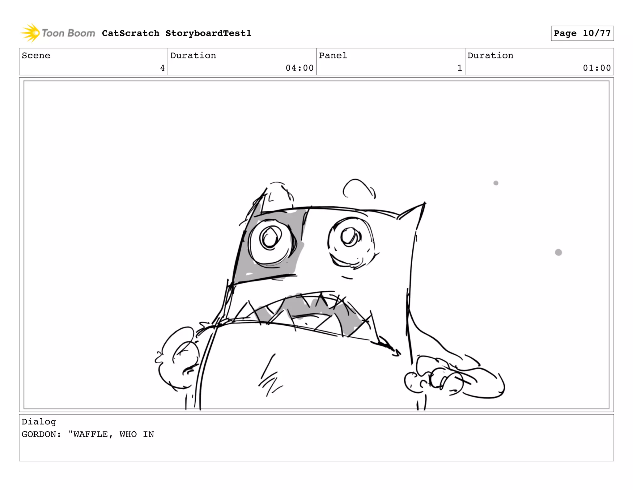 'CatScratch' Storyboard Test | PPT