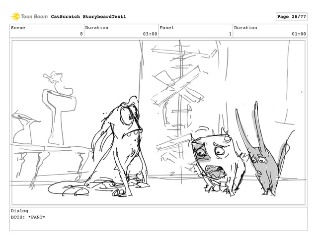 'CatScratch' Storyboard Test | PPT