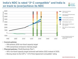 Assessment of NDCs and implemented policies - India - COP 23 | PPTX