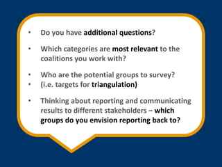 Coalition Assessment: Case Study and Frequently Asked Questions | PPT
