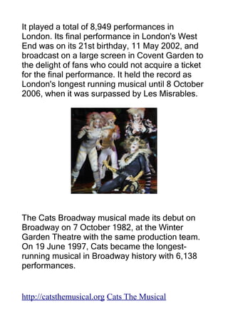 Cats the musical | PDF