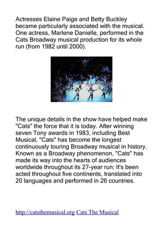 Cats the musical | PDF