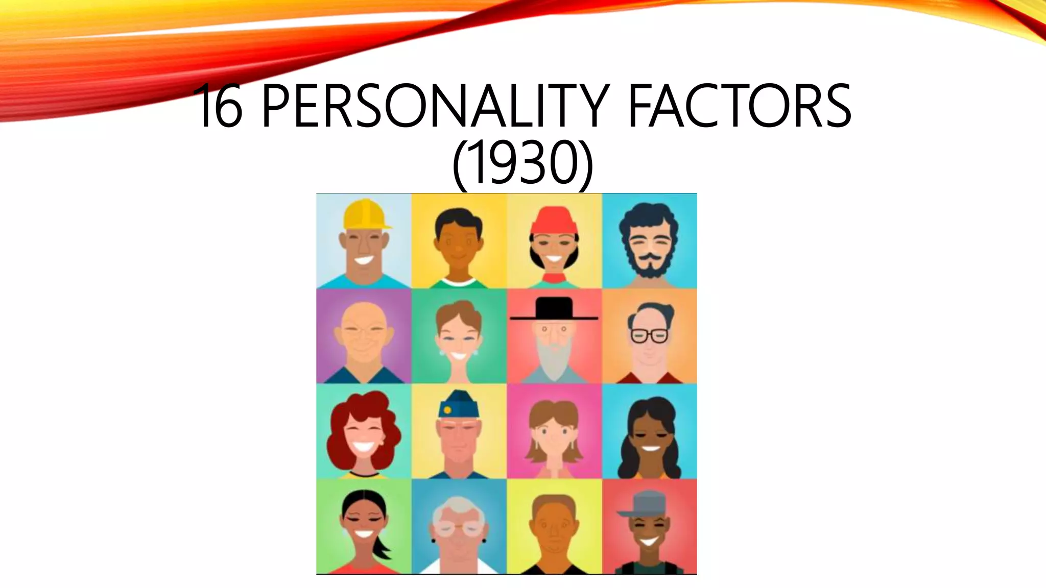 Cattell's Theory of Personality | PPTX