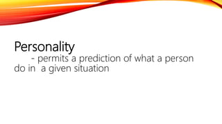 Cattell's Theory of Personality | PPTX